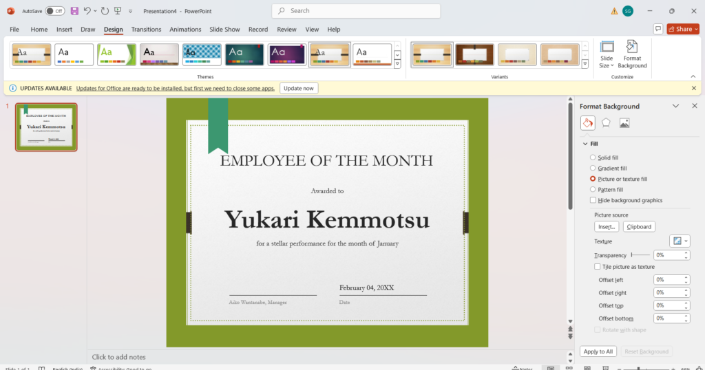 How to Design Certificate In Microsoft Powerpoint - MixCommerce Blog