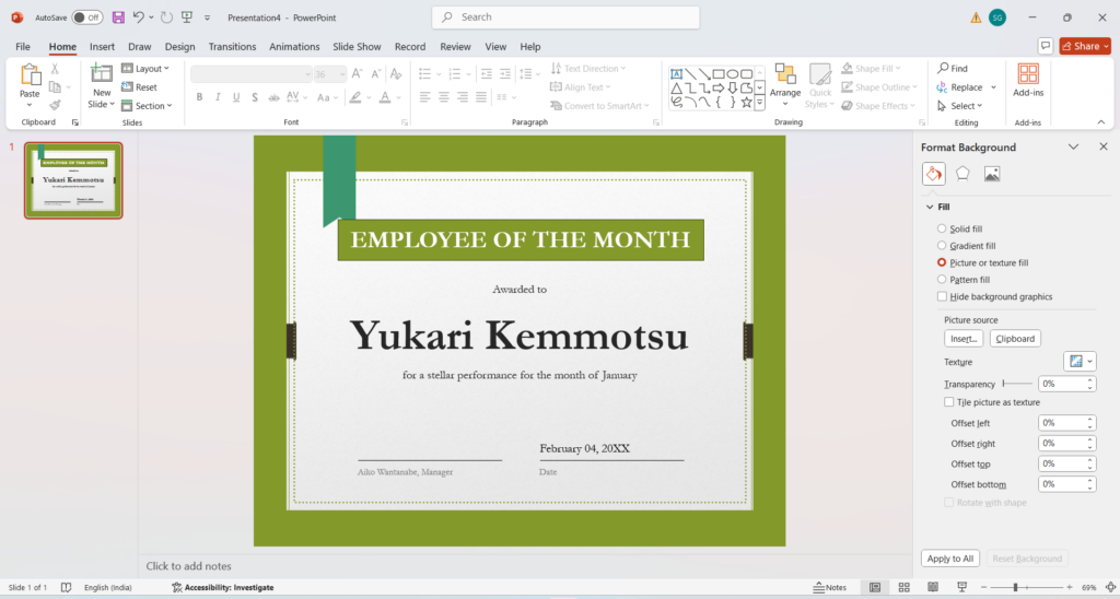 How to Design Certificate In Microsoft Powerpoint - MixCommerce Blog
